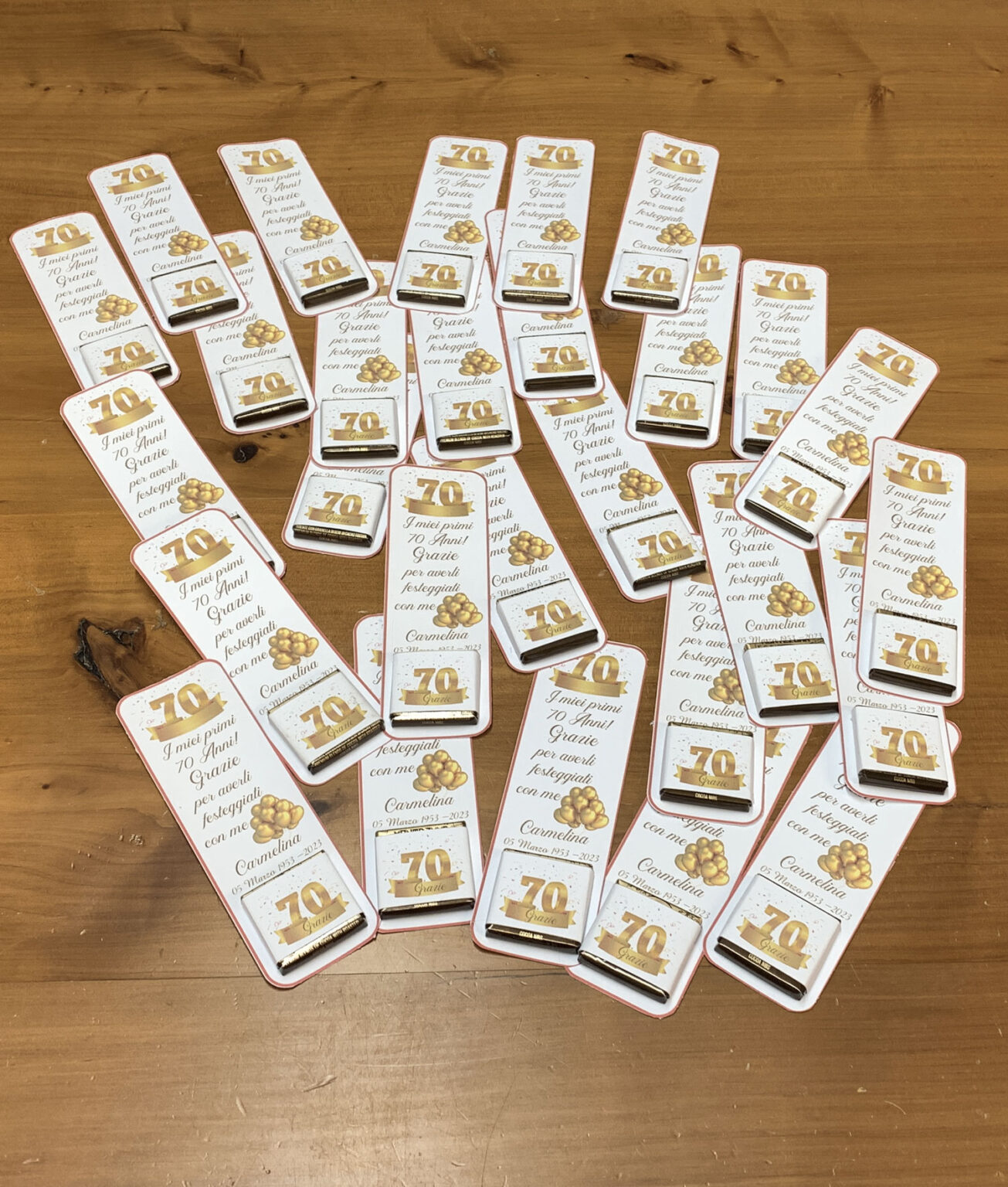 Segnaposto Cioccolatino Personalizzato - NonSoloCerimonie.it